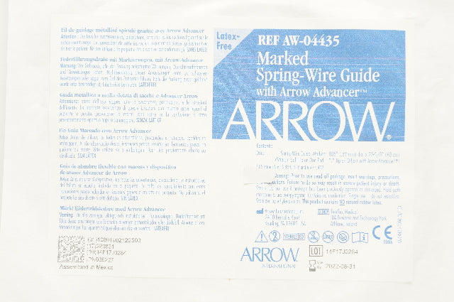 Arrow AW-04435 Marked Spring-Wire Guide W/Arrow Advancer – Imedicsales