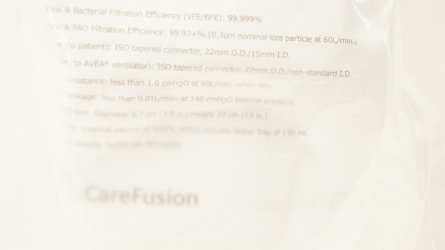 CareFusion 11790 AVEA Disposable Expiratory Filter with Water Trap ...