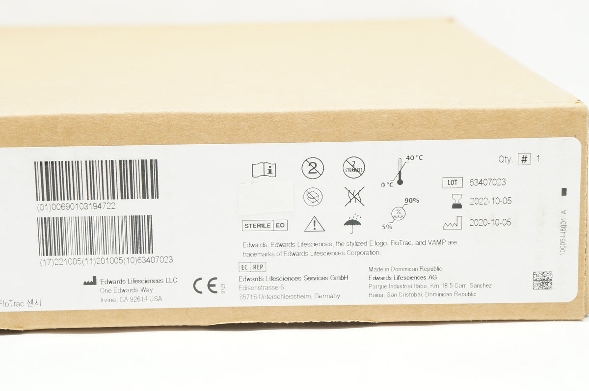 Edwards Lifesciences MHD6AZ FloTrac Sensor with VAMP System – Imedicsales