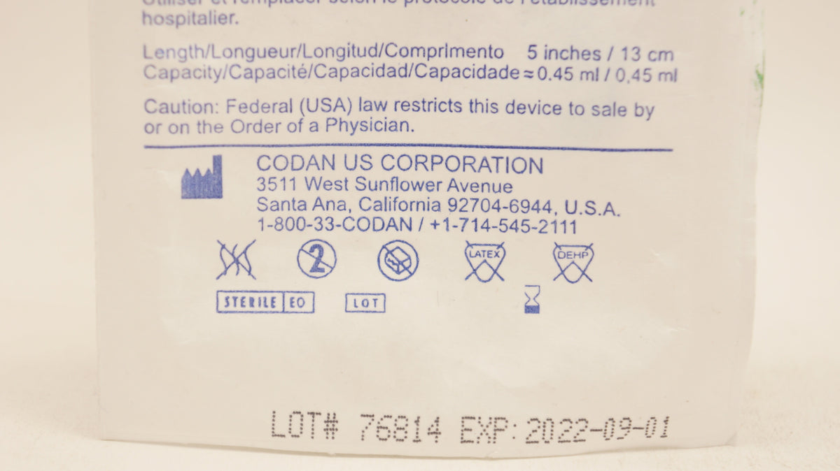 Codan BC 642 Extension Set with 1.2 Micron Filter – Imedicsales