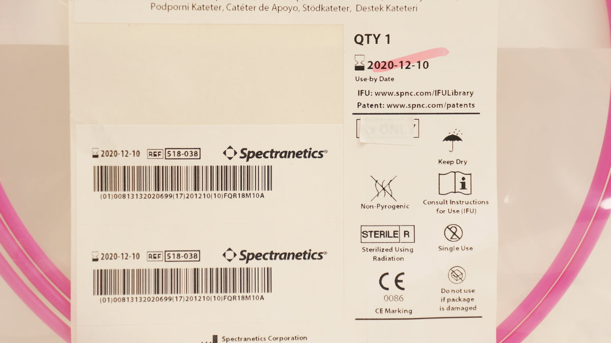 Spectranetics 518-038 Quick-Cross Support Catheter 5F x 150cm (x ...