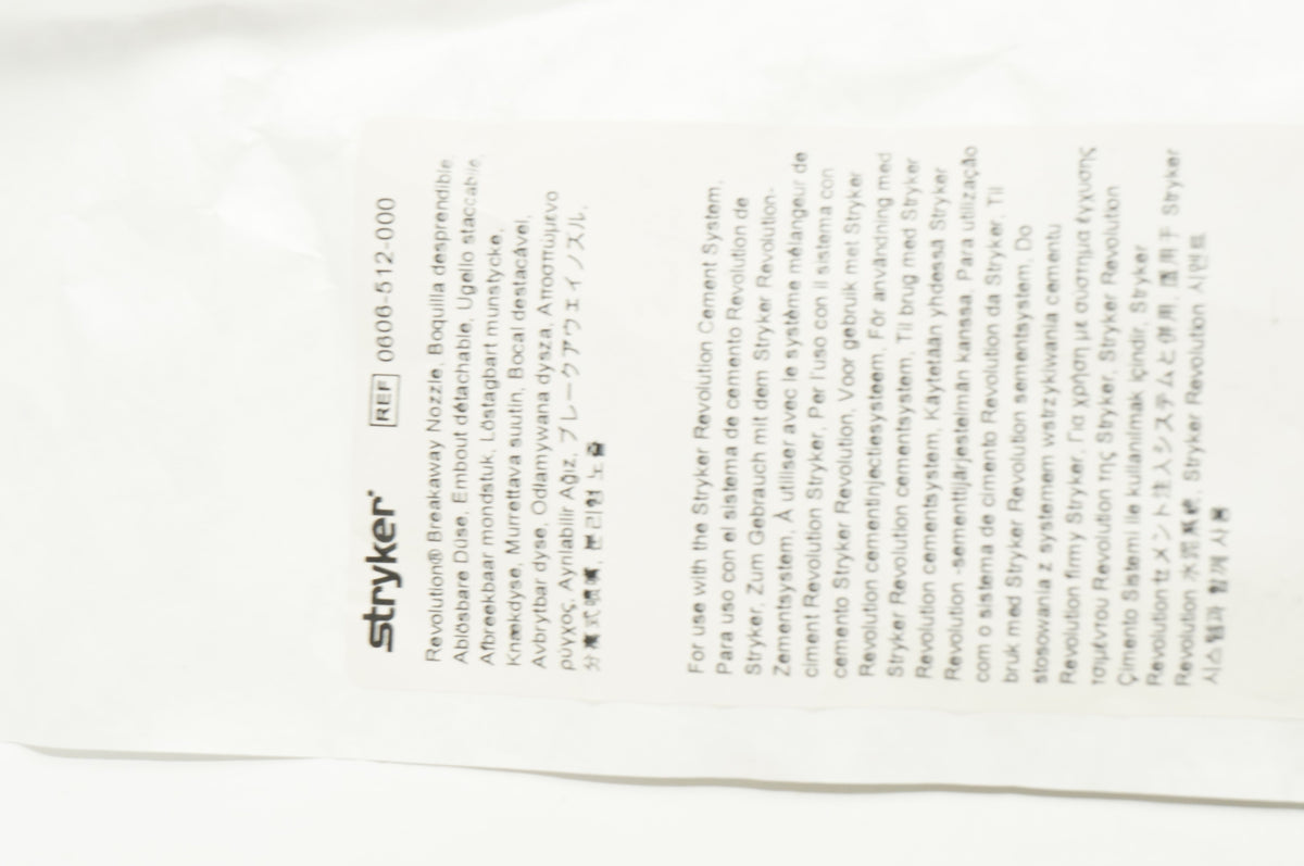 Stryker 0606-512-000 Revolution Breakaway Nozzle (x) – Imedicsales