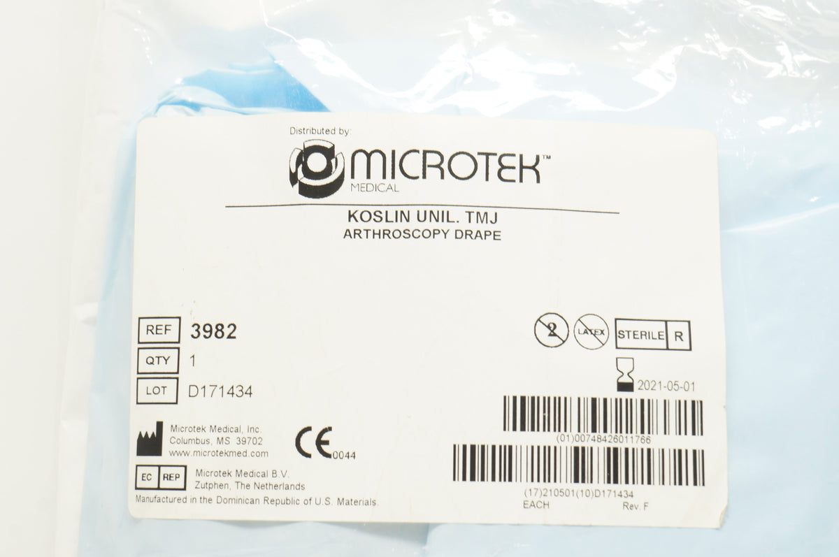 Microtek 3982 Koslin Unil TMJ Arthroscopy Drape (x) – Imedicsales