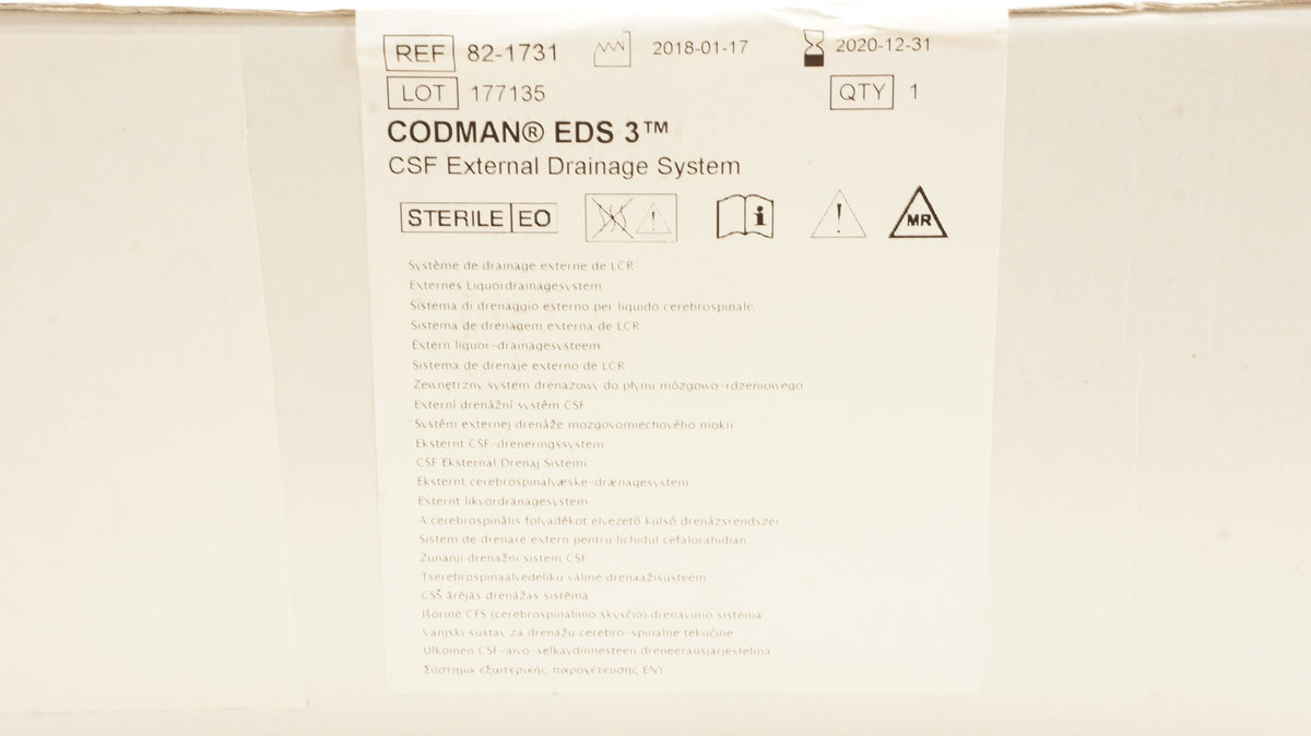 Codman 82-1731 EDS 3 CSF External Drainage System (x) – Imedicsales