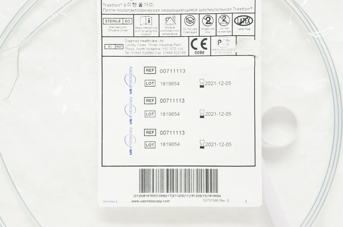 US Endoscopy 00711113 Traxtion Hexagonal Snare – Imedicsales