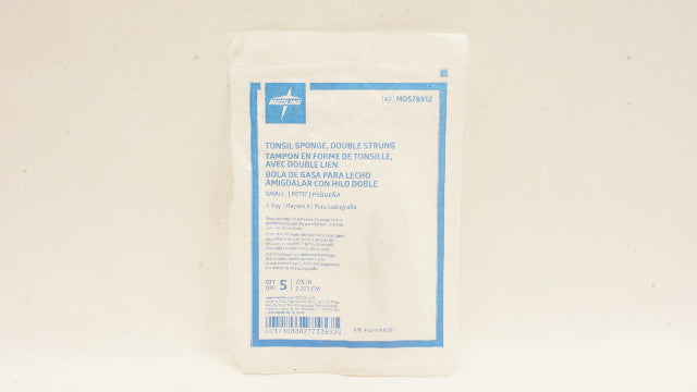 Medline MDS78912 Tonsil Sponge Small - Pack of 5 – Imedicsales