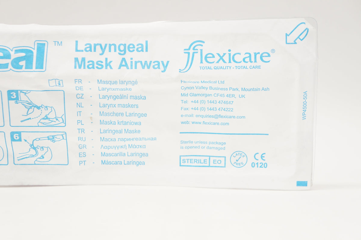 Flexicare 038-94-340U LarySeal Laryngeal Mask airway Size 4 (x ...