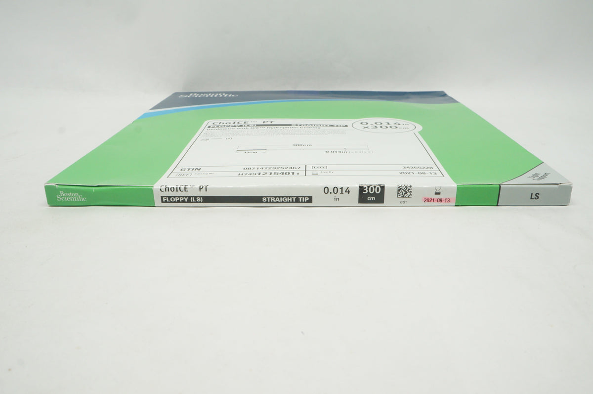 Boston Scientific 1215401 Choice PT Guidewire, Straight Tip 0.014in x ...