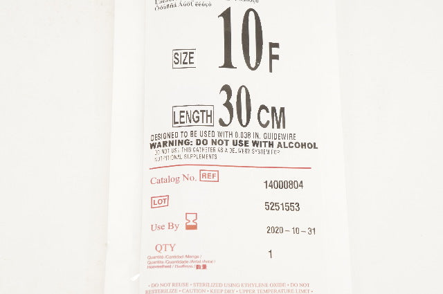 AngioDynamics 14000804 Total Abscession General Drainage Cath. 10F x 3 ...