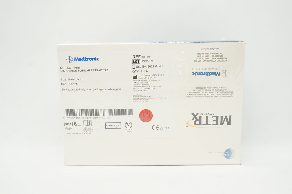 Medtronic 9561819 Disposable Tubular Retractor 18mm x 9cm (x) – Imedicsales