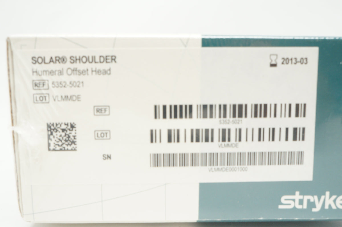 Stryker 5352-5021 Solar Shoulder Humeral Offset Head 50mm 21mm (x ...
