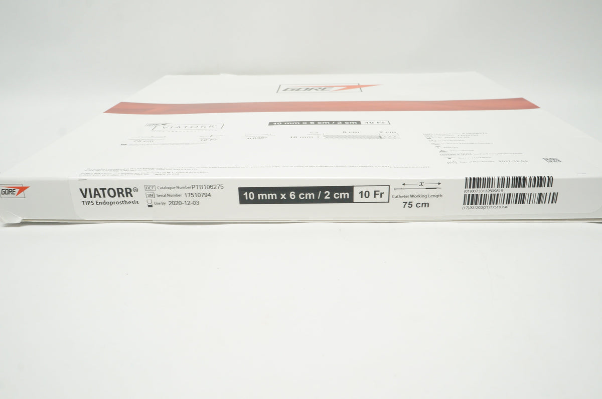 Gore PTB106275 Viatorr Tips Endoprosthesis 10mm x 6cm / 2cm 10Fr (x ...