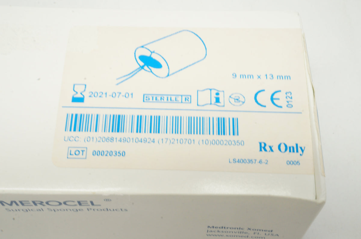 Medtronic 400357 Merocel Schindler Ear Packing 9mm x 13mm (x) - Box of ...