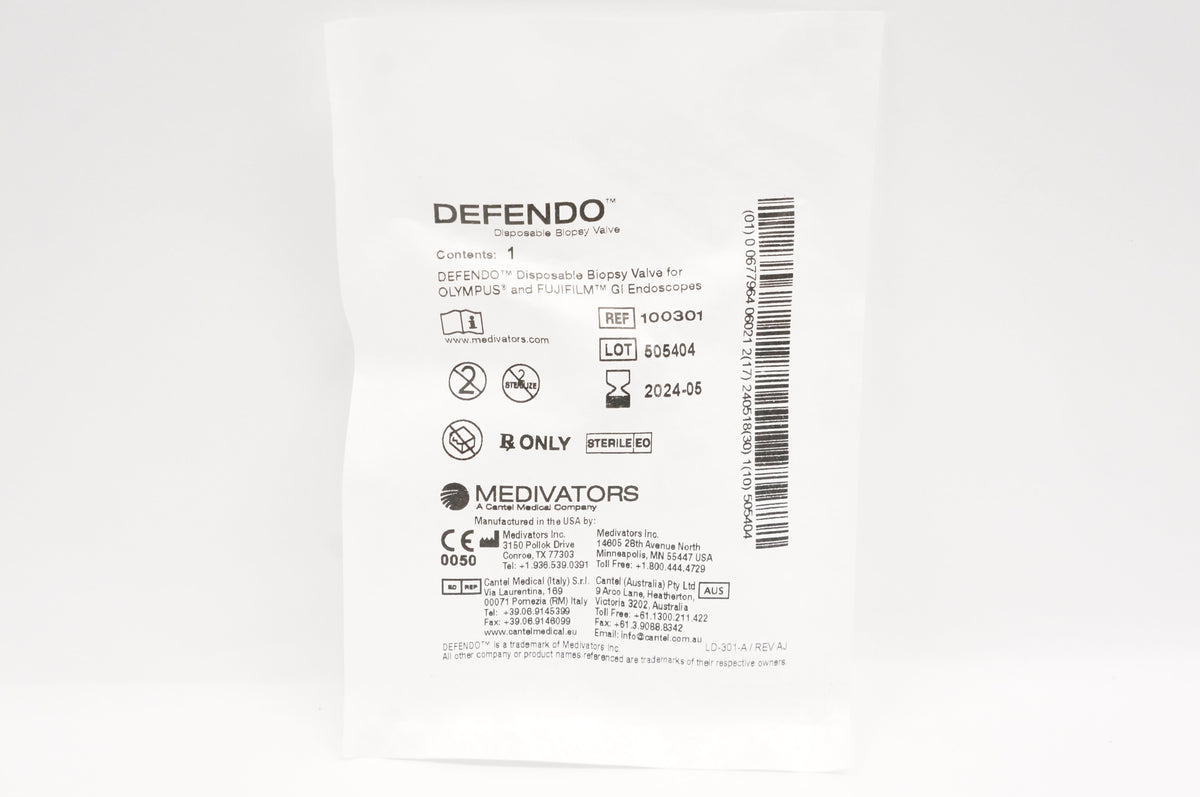 Medivators 100301 Defendo Disposable Biopsy Valve Endoscopes – Imedicsales
