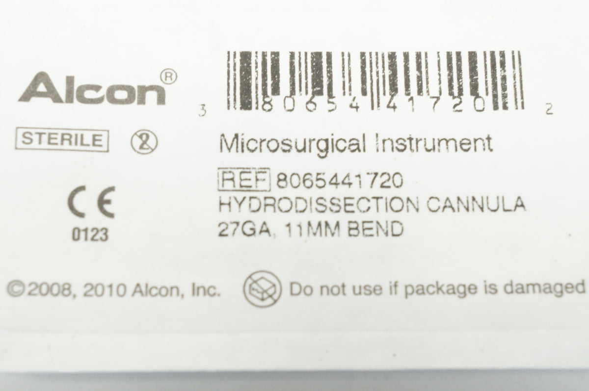 Alcon 8065441720 Microsurgical Instrument Hydrodissection Cannula 27Ga ...