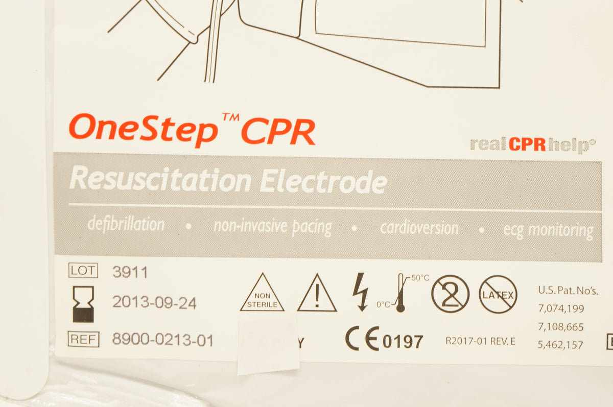 Zoll 8900-0213-01 OneStep CPR Resuscitation Electrode (x) – Imedicsales