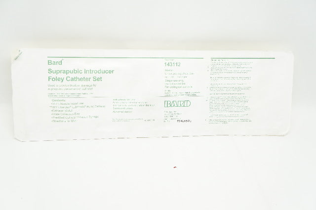 Bard 143112 Suprapubic Introducer Foley Cath. Set 12Fr (x) – Imedicsales
