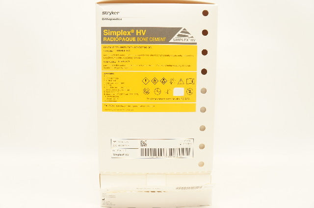 Stryker 6194-1-010 Simplex HV Radiopaque Bone Cement - Box of 10 (x ...