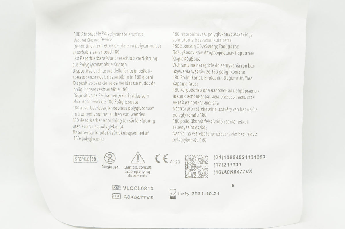 Covidien VLOCL0813, 4-0 V-Loc 180 Green, CV-23 1/2c 17mm Taper, 12inch ...