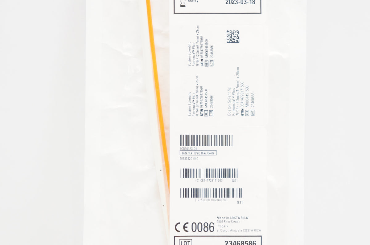 Boston Scientific 145150 Retromax Plus Endopyelotomy Stent 7F /14F x 2 ...