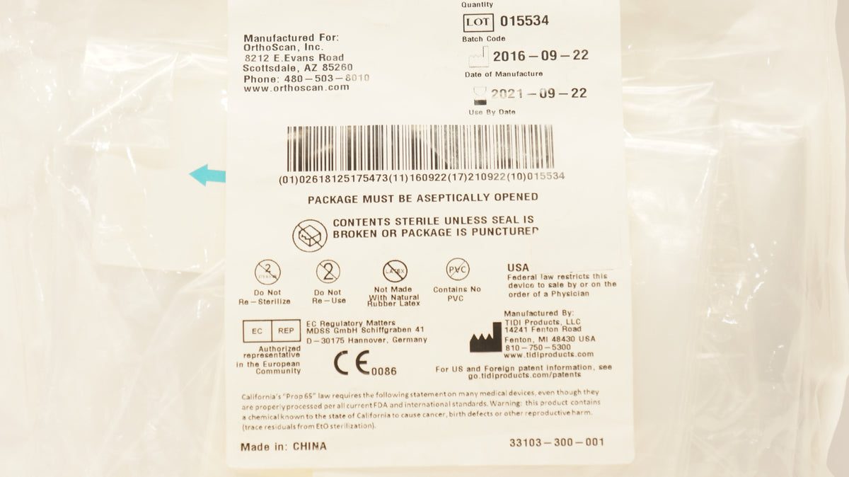 TIDI 1000-0100 OrthoScan Mini C-Arm Drape Kit (x) – Imedicsales