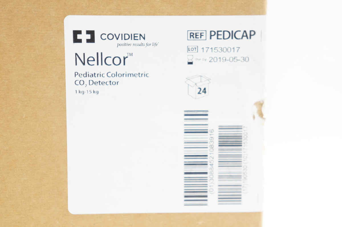Covidien PEDICAP Nellcor Pediatric Colorimetric CO2 Detector (x) - Box ...