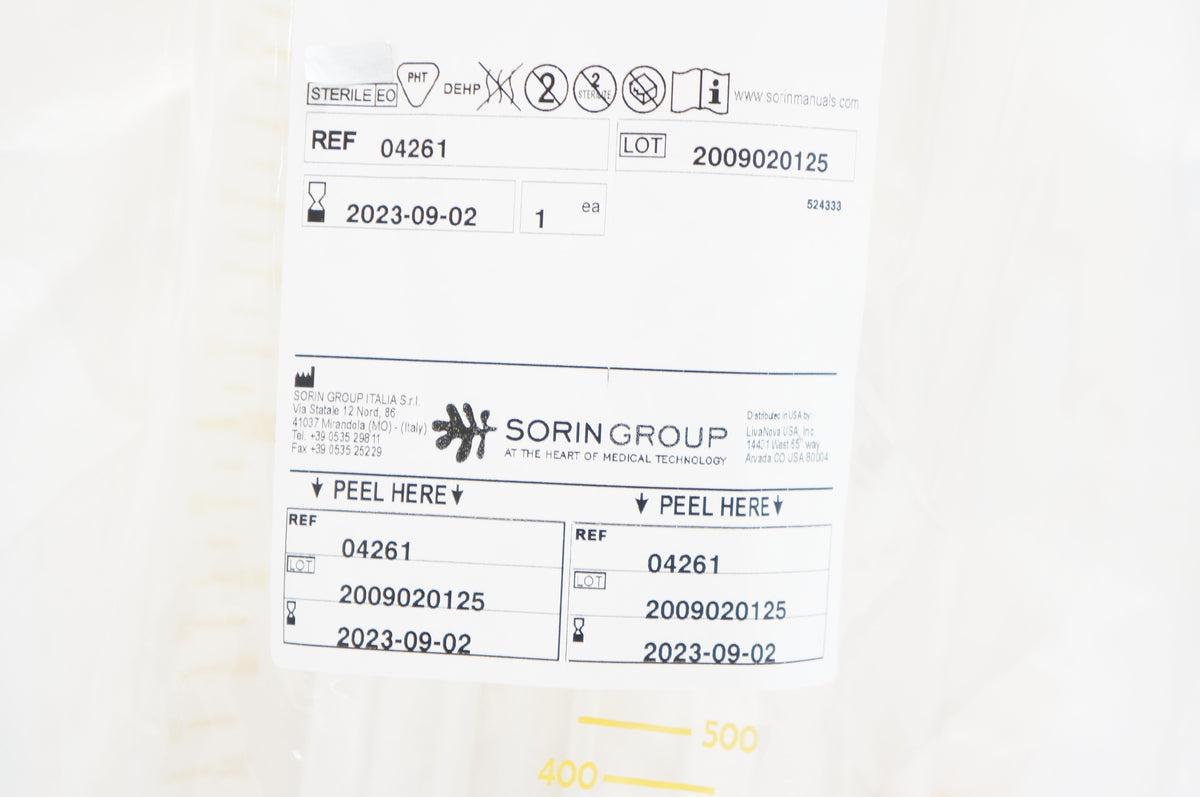 Sorin Group 04261 XTra Procedure Set Blood Collection Reservoir ...
