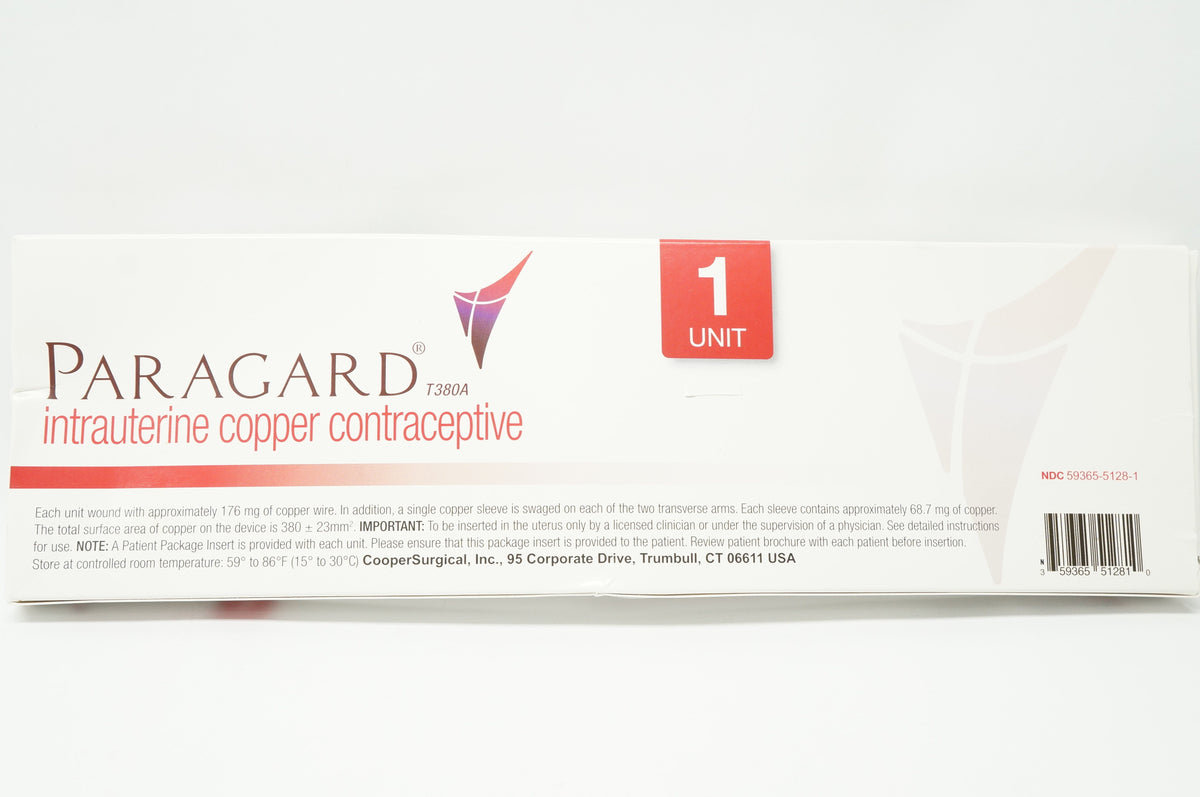 Cooper Surgical T380A Paragard Intrauterine Copper Contraceptive 1 Uni ...