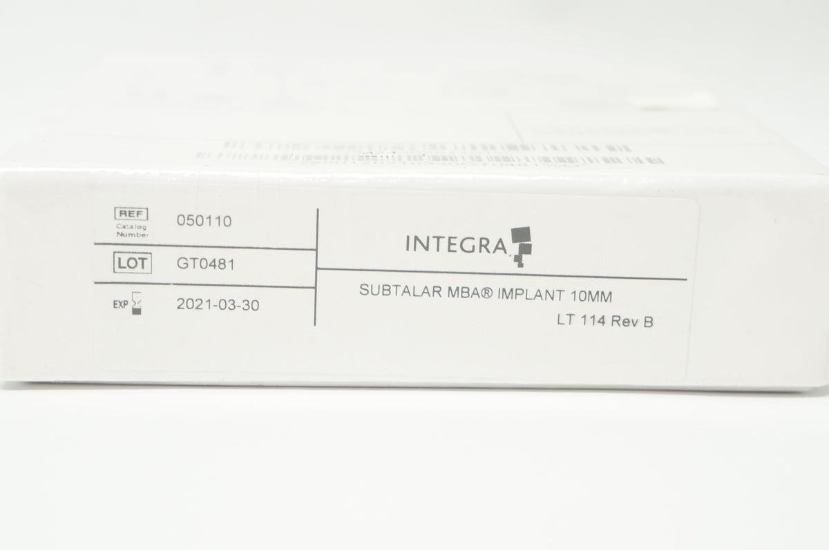 Integra 050110 Subtalar MBA, Implant 10mm (x) – Imedicsales