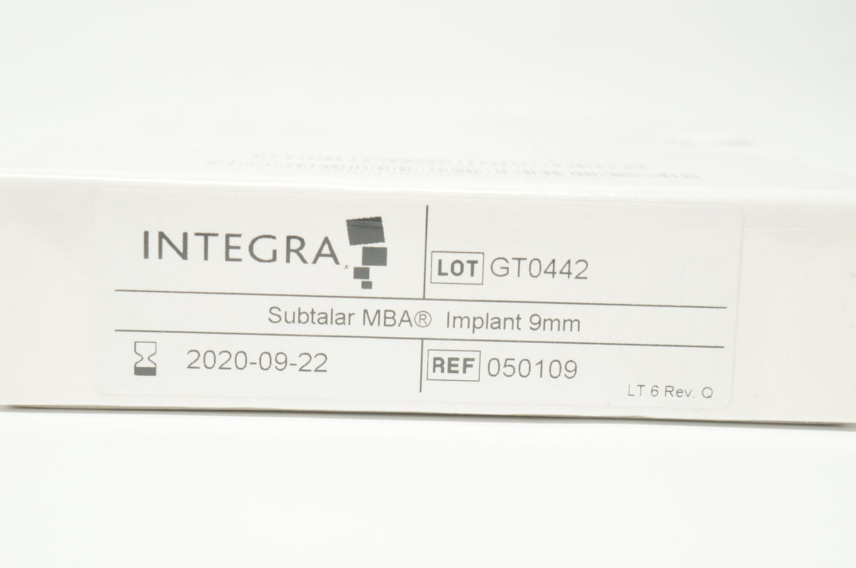 Integra 050109 Subtalar MBA, Implant 9mm (x) – Imedicsales
