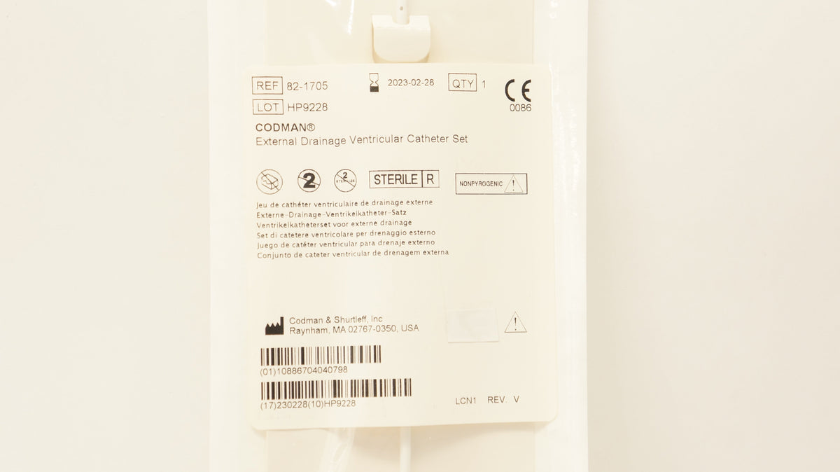 Codman 82-1705 External Drainage Ventricular Cath Set – Imedicsales