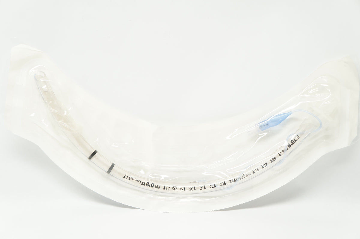 Covidien 18780 Shiley TaperGuard Oral/Nasal Tracheal Tube 8.0ID x 10.8 ...