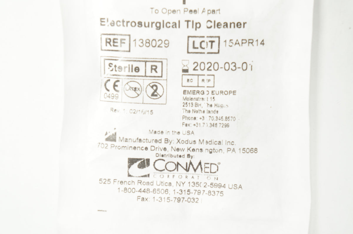 Conmed 138029 Electrosurgical Tip Cleaner (x) – Imedicsales