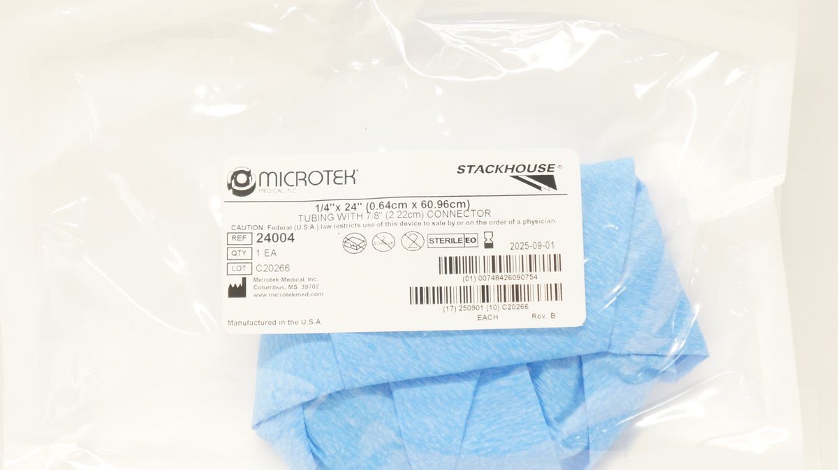 Microtek 24004 Stackhouse Tubing With 7/8 inch Connector 1/4 inch x 24 ...