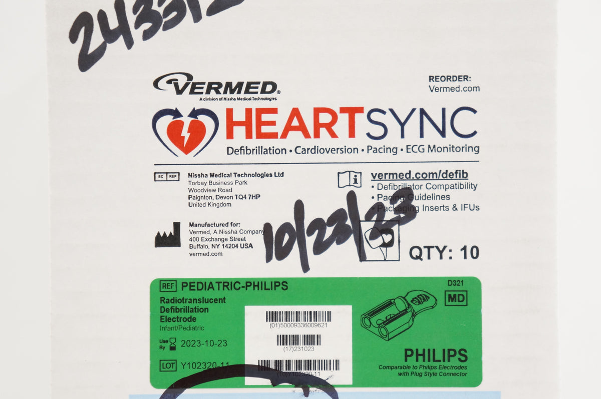 HeartSync PEDIATRIC-PHILIPS Multi-Function Defibrillation Electrode ...
