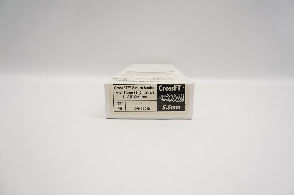 ConMed CFP-5503B CrossFT Suture Anchor with Three #2 Hi-Fi Sutures 5.5 ...