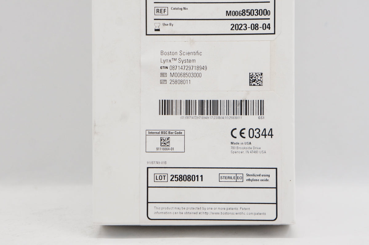 Boston Scientific 850300 Lynx System Suprapubic Mid-Urethral Sling ...