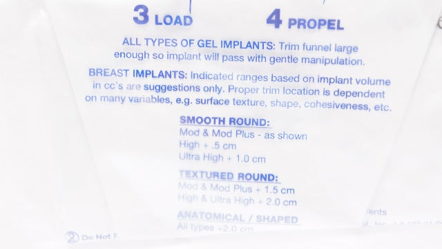 Keller Medical HA-001 Keller Funnel 2 Propel For Breast Implant Placem ...