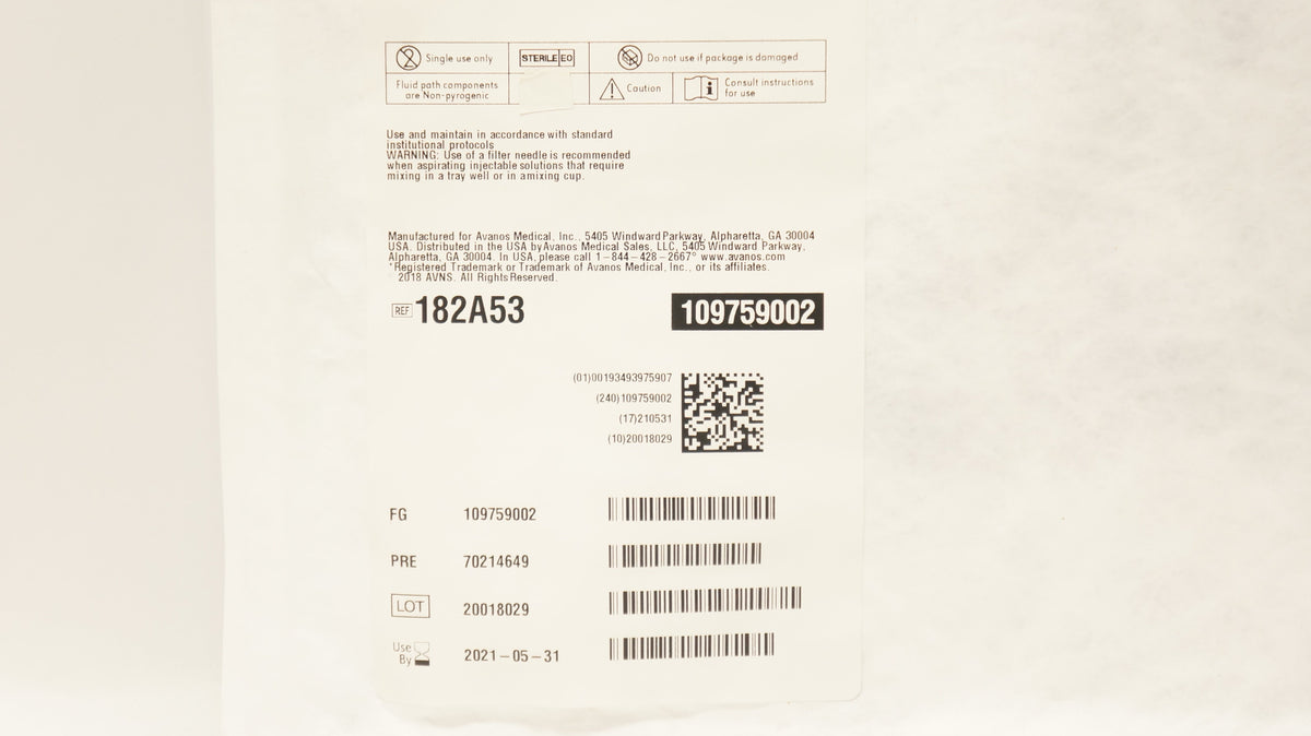 Avanos 182A53 Single Shot Epidural Tray (x) – Imedicsales