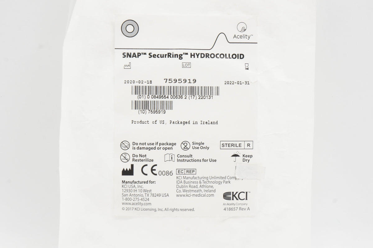 KCI Snap Securing Hydrocolloid – Imedicsales