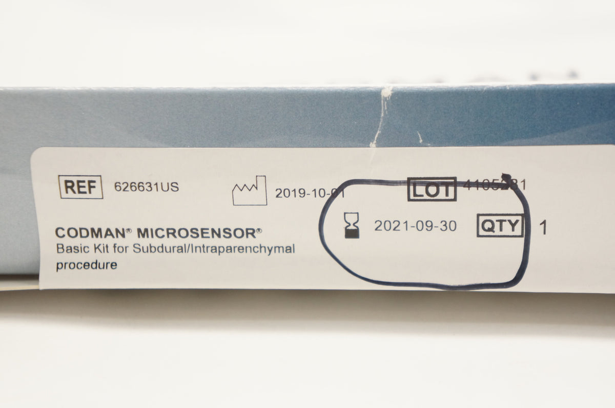 Codman 626631US Microsensor Basic Kit for Subdural/Intraparenchymal Pr ...