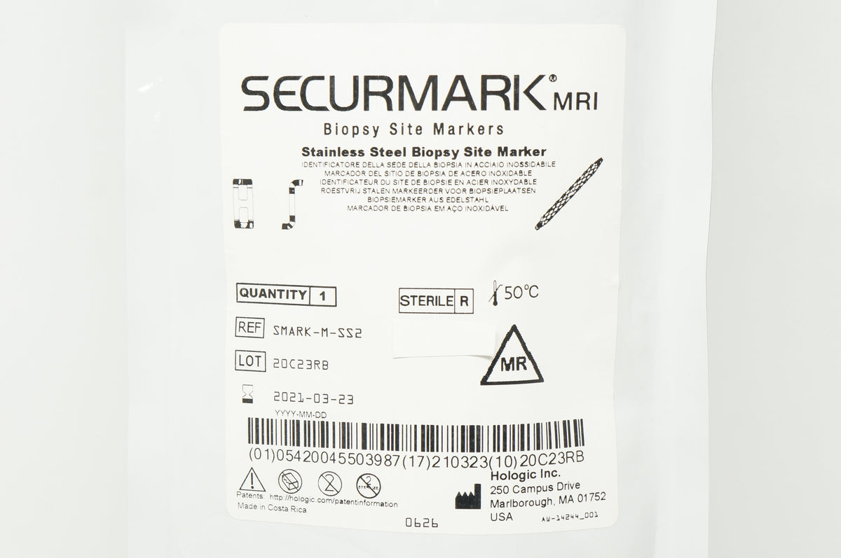Hologic SMARK-M-SS2 SecurMark Stainless Steel Biopsy Site Markers (x ...