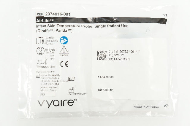 Vyaire 2074816-001 AirLife Infant Skin Temperature Probe – Imedicsales