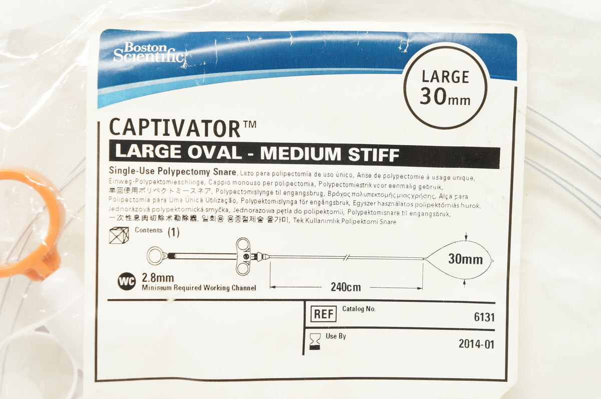 Boston Scientific 6130 Captivator Polypectomy Snare Large Oval, Large ...