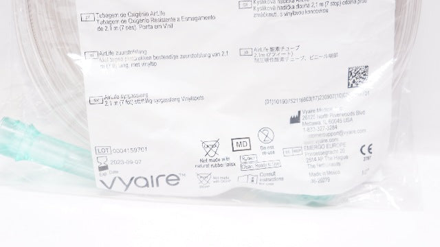 Vyaire 001302 AirLife Oxygen Tubing 7 feet (x) – Imedicsales