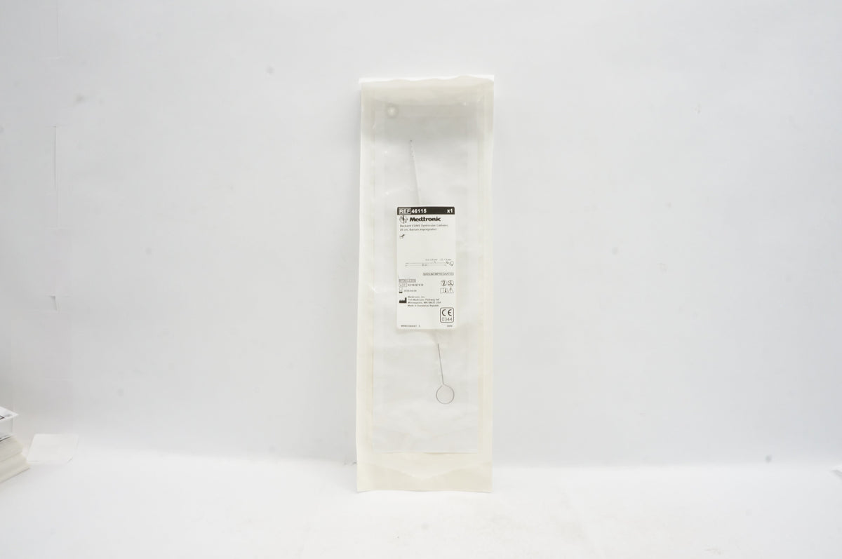 Medtronic 46115 Becker EDMS Ventricular Catheter 20cm Barium 1.3mm x 2 ...