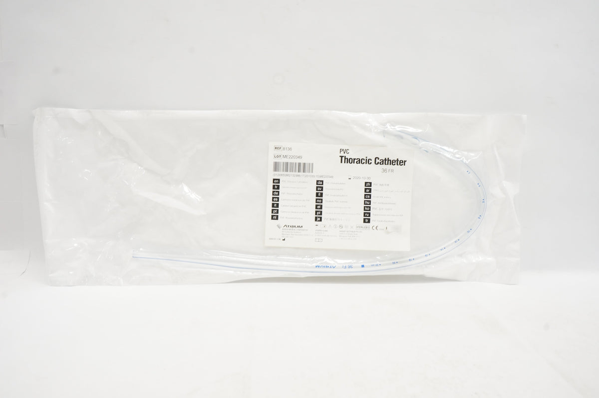 Atrium 8136 PVC Thoracic Catheter 36Fr (x) – Imedicsales