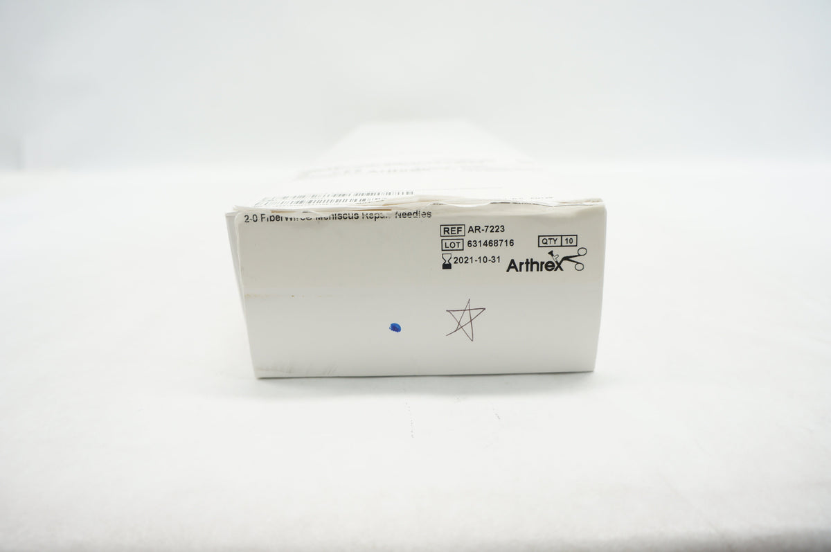 Arthrex AR-7223 2-0 FiberWire Meniscus Repair Needles - Box of 10 (x ...