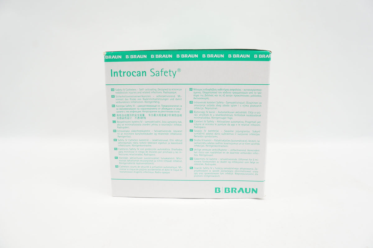 Braun 4252578-02 Introcan Safety IV Cath. 16G x 2inch 210ml (x) - Box ...