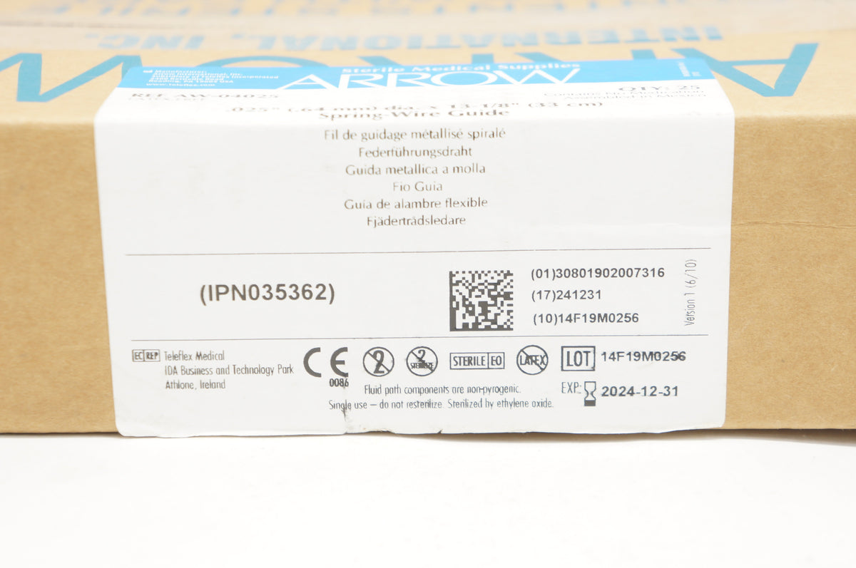 Arrow AW-04025 Spring-Wire Guide .025inch dia. x 13-1/8inch - Box of 2 ...